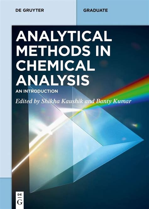 de gruyter textbook analytical methods in chemical analysis 9783110794809 boeken