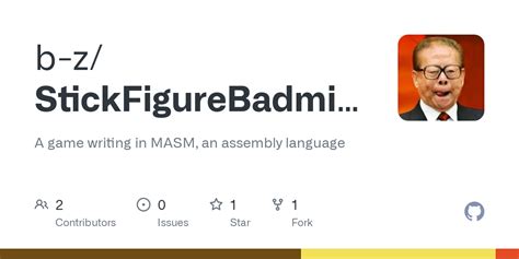 Github B Zstickfigurebadminton A Game Writing In Masm An Assembly