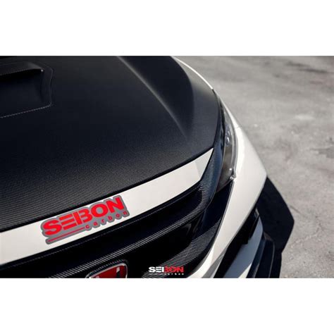 Seibon Oem Style Dry Carbon Hood For 2017 2020 Honda Civic Type R