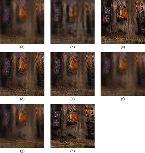 restoration results on the blind deconvolution benchmark 2 a blurred