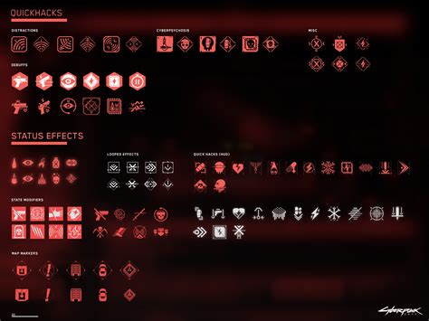 Cyberpunk 2077 Icon Set Behance