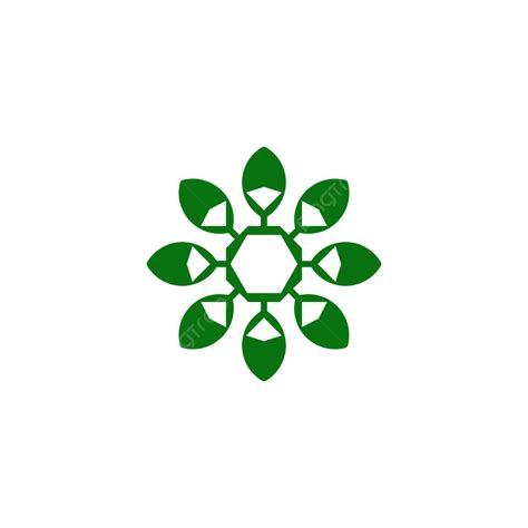 Leaf Circle Logo Vector Design Images Leaf Logo Template Vector Icon