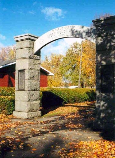 Beebe Memorial Park Veterans Affairs Canada