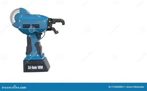 Electrical Iron Rod Wire Tier Tool Isolated Industrial 3d Rendering Stock Illustration