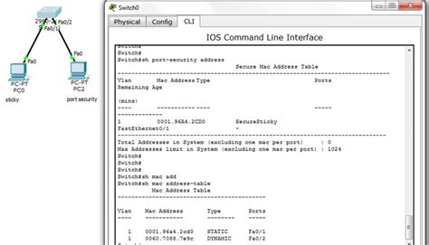 Static Mac Address Entry