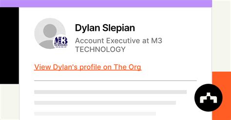 Dylan Slepian Account Executive At M3 Technology The Org