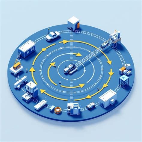Free Circular Production Flow Image Download At Stockcake