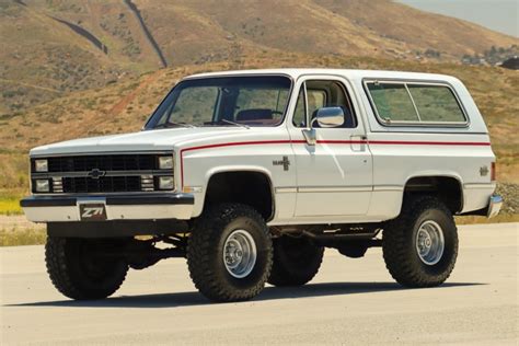 No Reserve 1983 Chevrolet K5 Blazer Silverado 4x4 For Sale On Bat