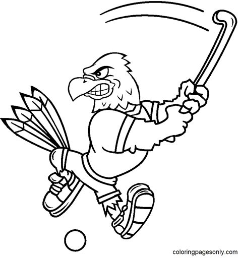 Hockey Mascot Coloring Pages [2025]