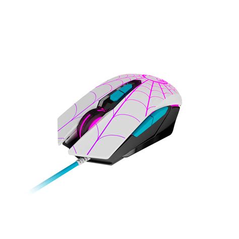 Mouse X Tech Optico 7 Botones Edicion Ghost Spider