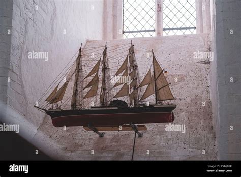 Model Of The Ship Pamir At The St Jakobikirche In Lübeck Germany The