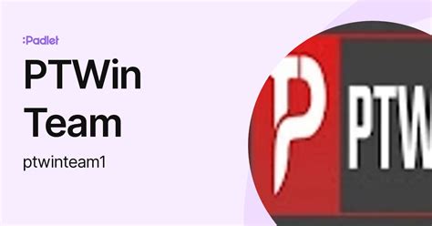 Ptwin Team Ptwinteam1 Profile Padlet