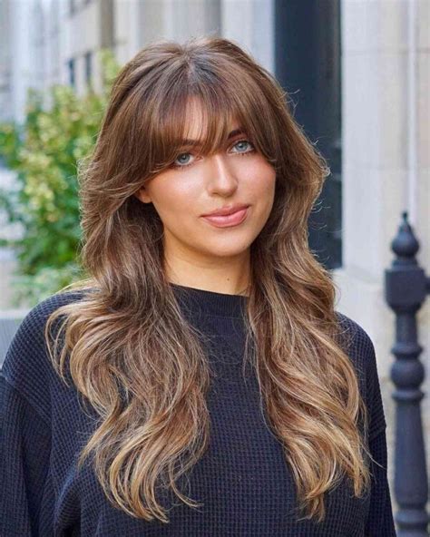 37 Cutest Wispy Bangs On Long Hair To Revamp Your Style