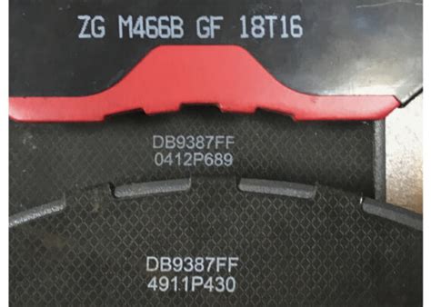 Brake Pad Edge Codes What Can They Tell You