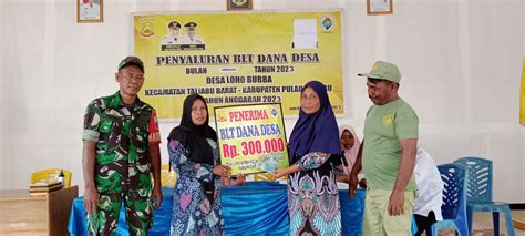 Pemdes Loho Bubba Salurkan Blt Dd Tahap I 2023 Malut Times