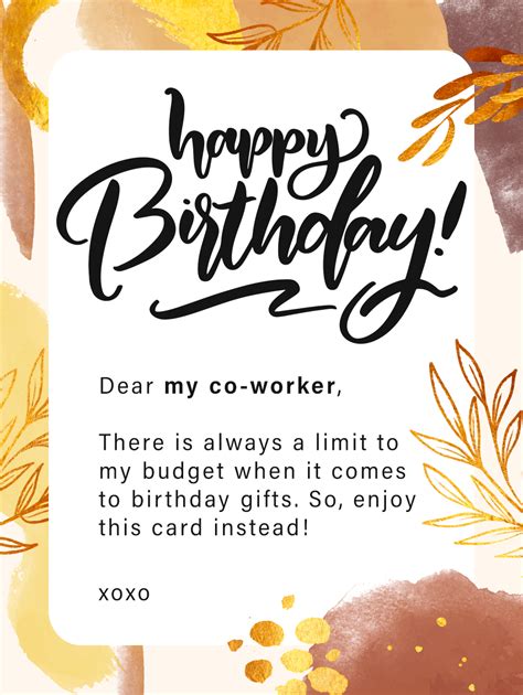 49 Birthday Cards For Co Workers Ideas Birthday Cards Birthday
