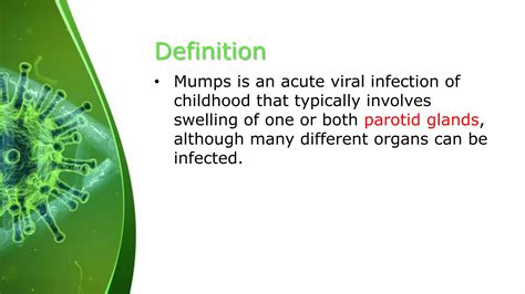 Epidemiology And Control Measures Of Mumps Pptx