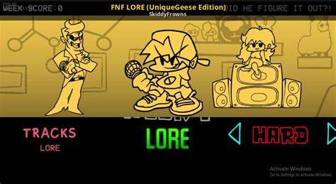 Fnf Lore Uniquegeese Edition Mod For Friday Night Funkin Fnf Mods