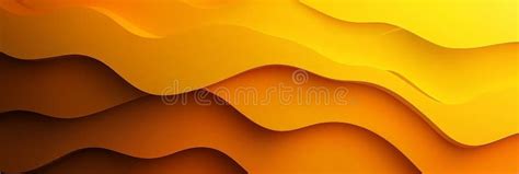 Abstract Orange Yellow Gradient Background Layer Curve Flow Wave