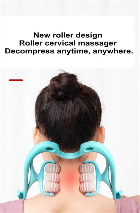 Neck Massager Roller Roller Cervical Spine Cervical Spine Handheld