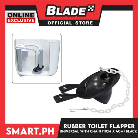 Universal Toilet Flapper Replacement 3 Inch Black Bladeph