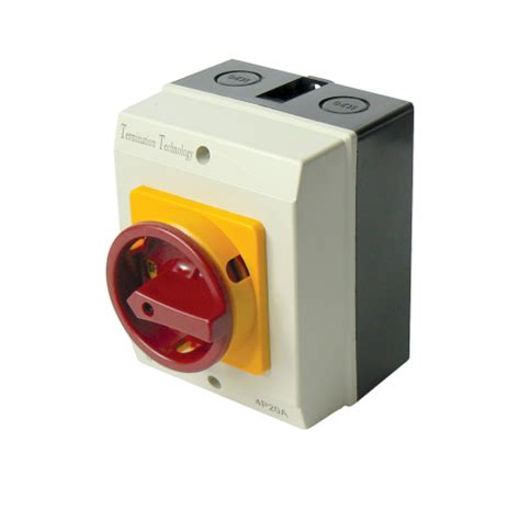 Termtech Emax204ps Rotary Isolator 4p 20a 55kw Ac Current