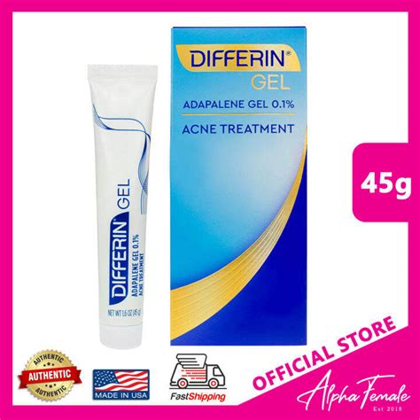 Differin Gel 01 Acne Treatment Once Daily Topical Retinoid For