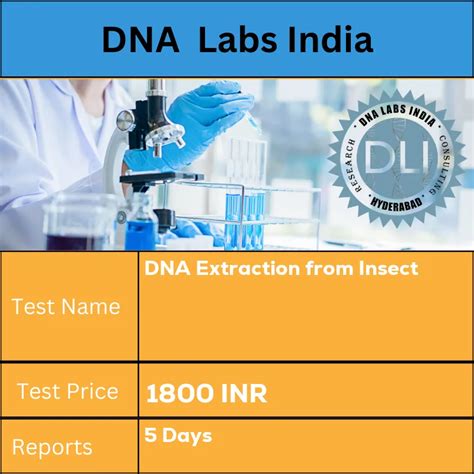Dna Extraction From Insect Cost