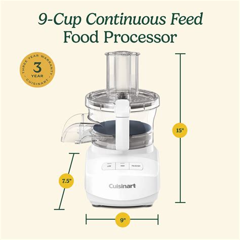 9 Cup Continuous Feed Food Processor Cuisinart