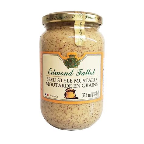 Edmond Fallot Old Fashioned Full Grain Mustard Large From France 13