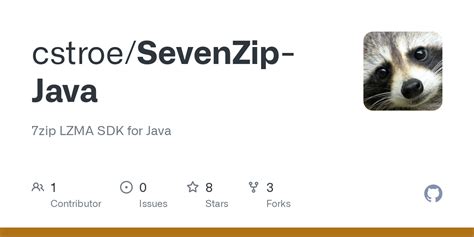 Github Cstroesevenzip Java 7zip Lzma Sdk For Java