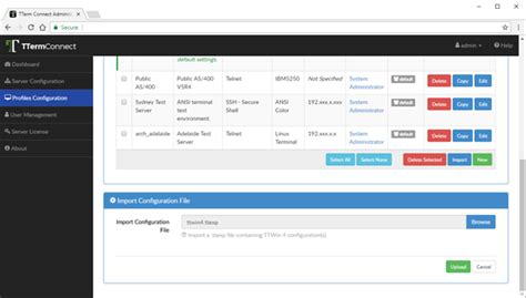 Importing Ttwin4 Configurations Into Tterm Connect
