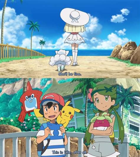 Ash And Lillie~ash Has Faith In Lillie By Advanceshippers09 On Deviantart