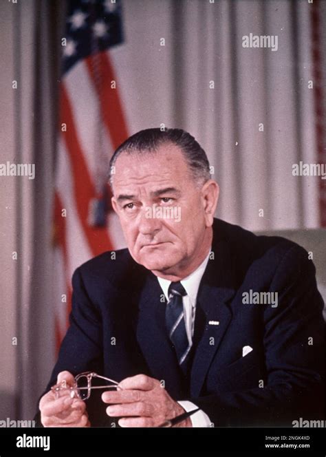 This Is An Official 1964 White House Portrait Of President Lyndon B