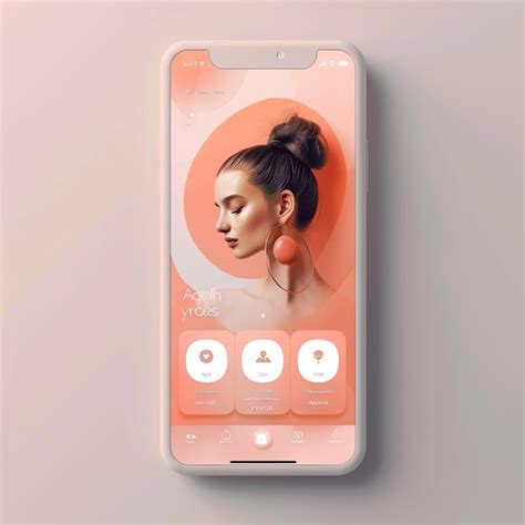 Premium Photo Mobile Application Screen Design In Different Style And