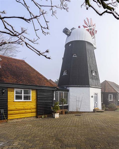 Smock Tower Mill Renovated With Country Colour Osmo Uk