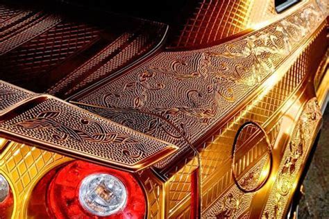 The Paint Job On This Gold Car Is Absolutely Insane 25 Pics