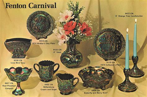 Fenton Revival Carnival And Verlys Moulds Carnival Glass Worldwide