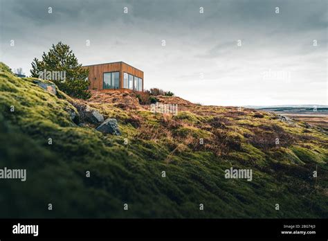 A Tiny House On A Grassy Hill Perfect For Isolated Vacation Or Just A