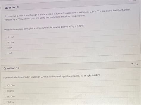 solved question 6 7 pts the following circuit has an input