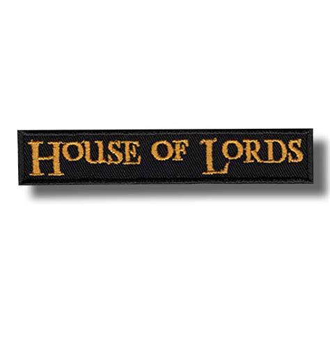 House Of Lords Embroidered Patch 10x2 Cm Patch House Of Lords Embroidered Patch 10x2 Cm Patch