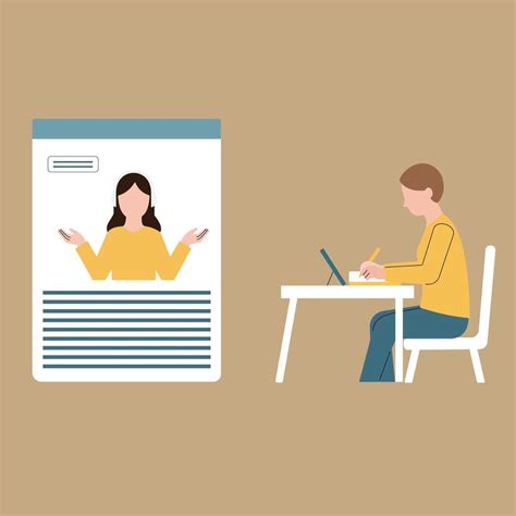 Split Screen Online Classroom Layout 74541629 Vector Art At Vecteezy