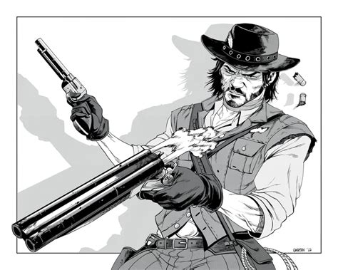 John Marston Red Dead Redemption Drawn By Decomposedtaco Danbooru
