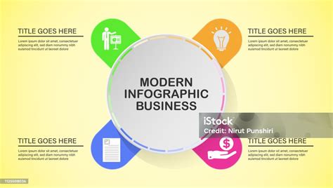 Business Data Visualization Process Chart Abstract Elements Of Graph