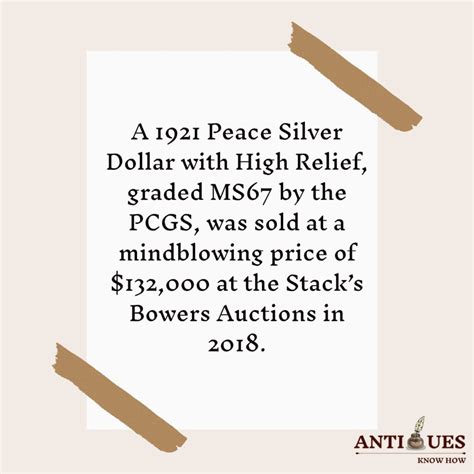 1921 Peace Silver Dollar Value Vam Errors And Proof Sets