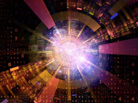 Acceleration Of Integer Realm Stock Illustration Illustration Of