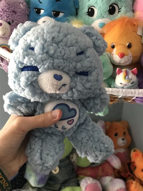 Found Grumpy Cheer Bear Drying From Being Cleaned At The Thrift Store Today Can Someone Id