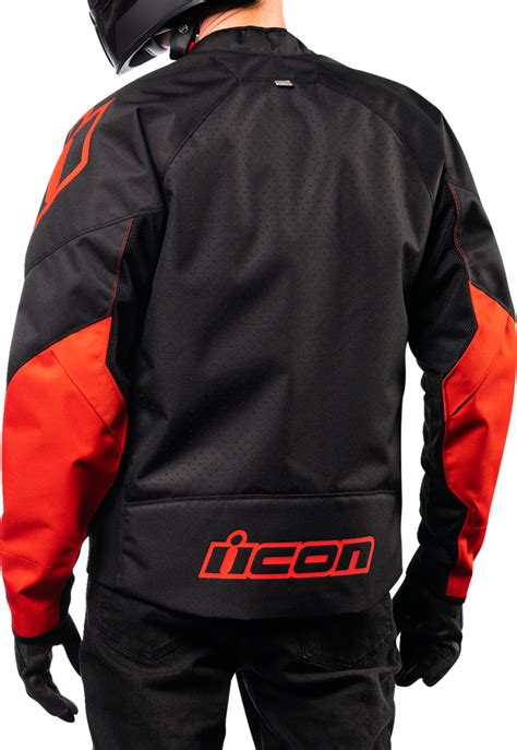 Icon Hooligan Ce Jacket Black Orange Speed Addicts