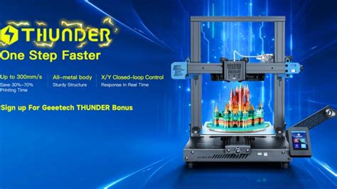 Geeetech Launches Its High Speed Thunder Fdm 3d Printer Decision Makers Facfox News