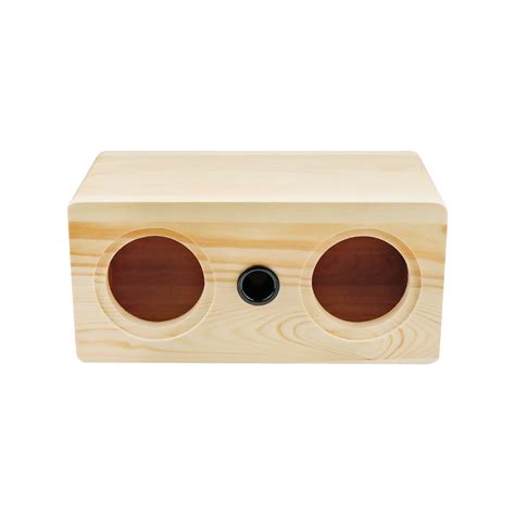 Ghxamp Wooden Speakers Box 3 Inch 90mm Full Rnage Grandado